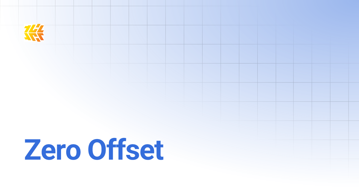 Zero Offset | Support