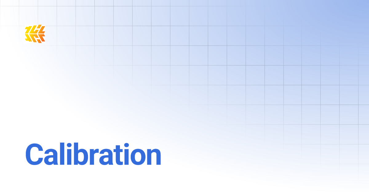 Calibration | Support