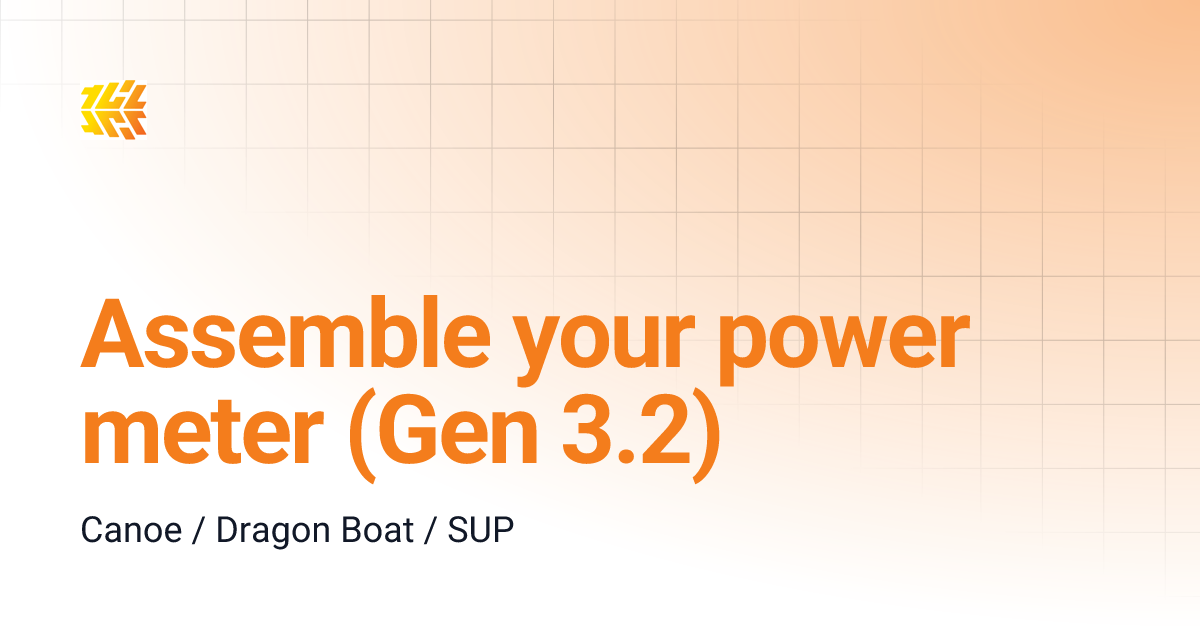 Assemble your power meter (Gen 3.2) | Support